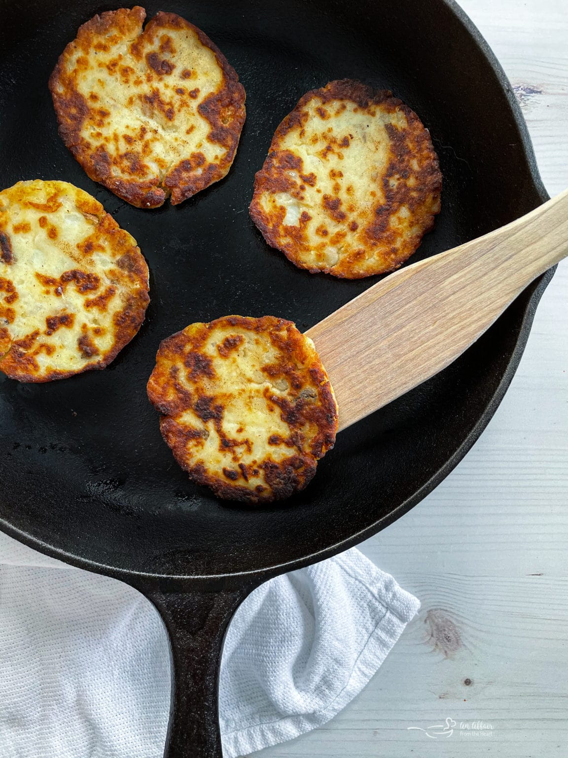 Mashed Potato Cakes - An Affair from the Heart easy potato pancakes