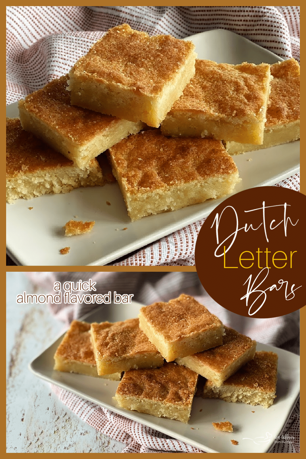 Dutch Letter Bars (Easy Almond Paste Bars)