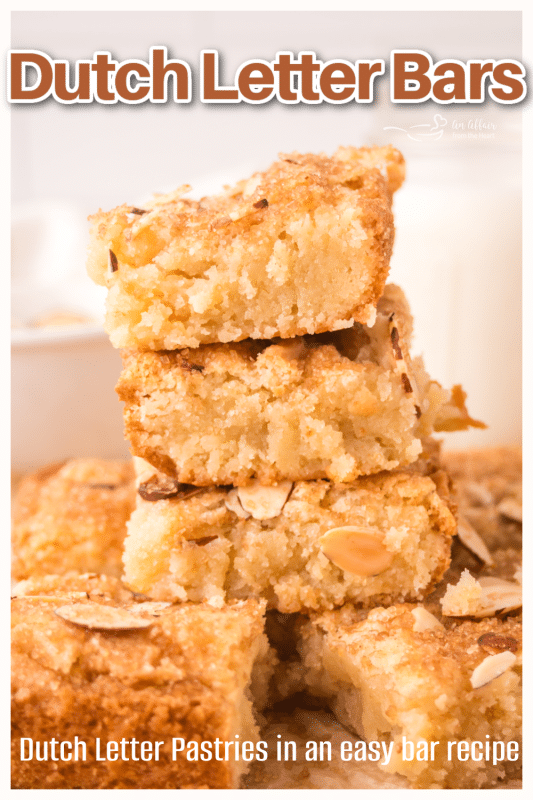 Dutch Letter Bars (Easy Almond Paste Bars)
