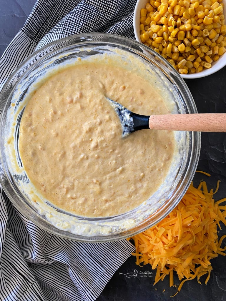 Simple Corn Pie Casserole | An Affair from the Heart