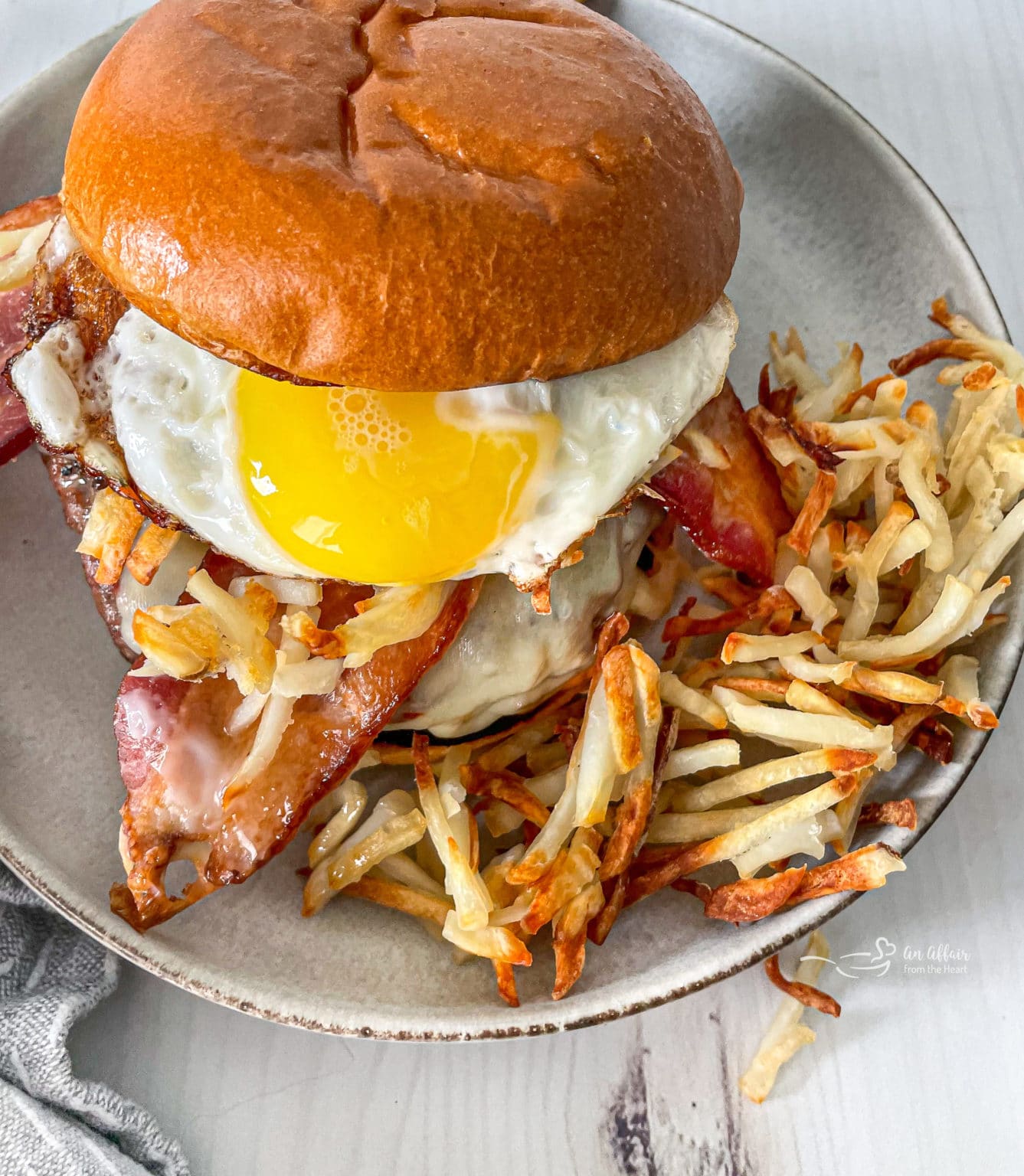 EPIC Hangover Burger Recipe | An Affair from the Heart