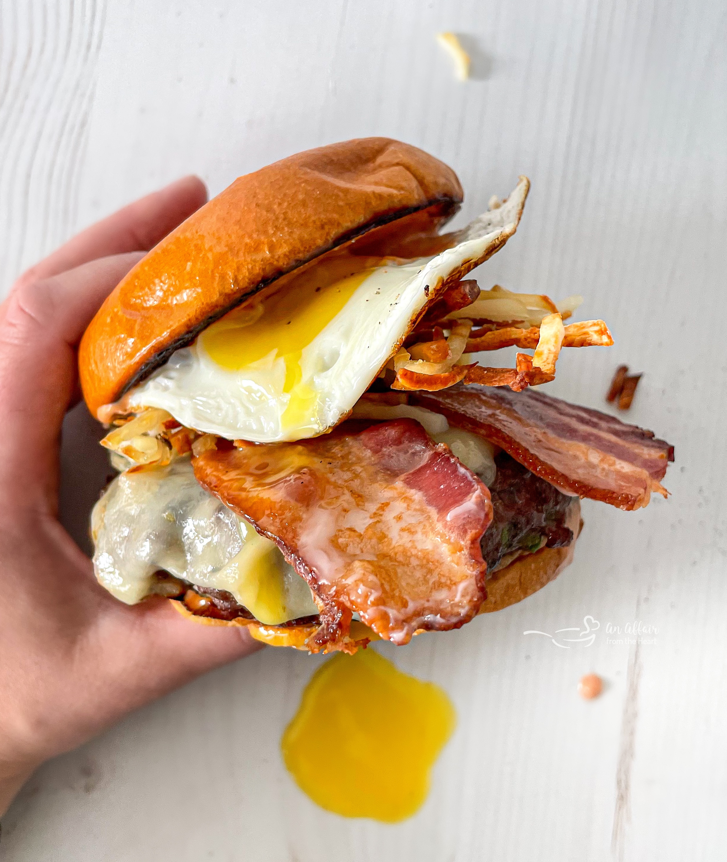 EPIC Hangover Burger Recipe | An Affair from the Heart