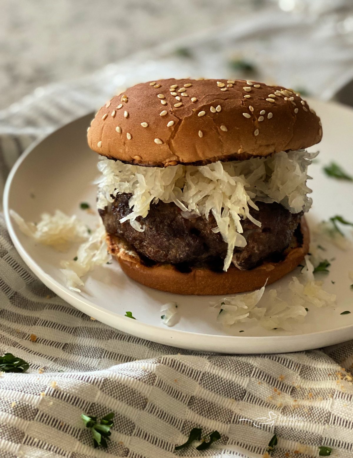 Swiss Cheese Krautburgers - Kraut Burgers by An Affair from the Heart