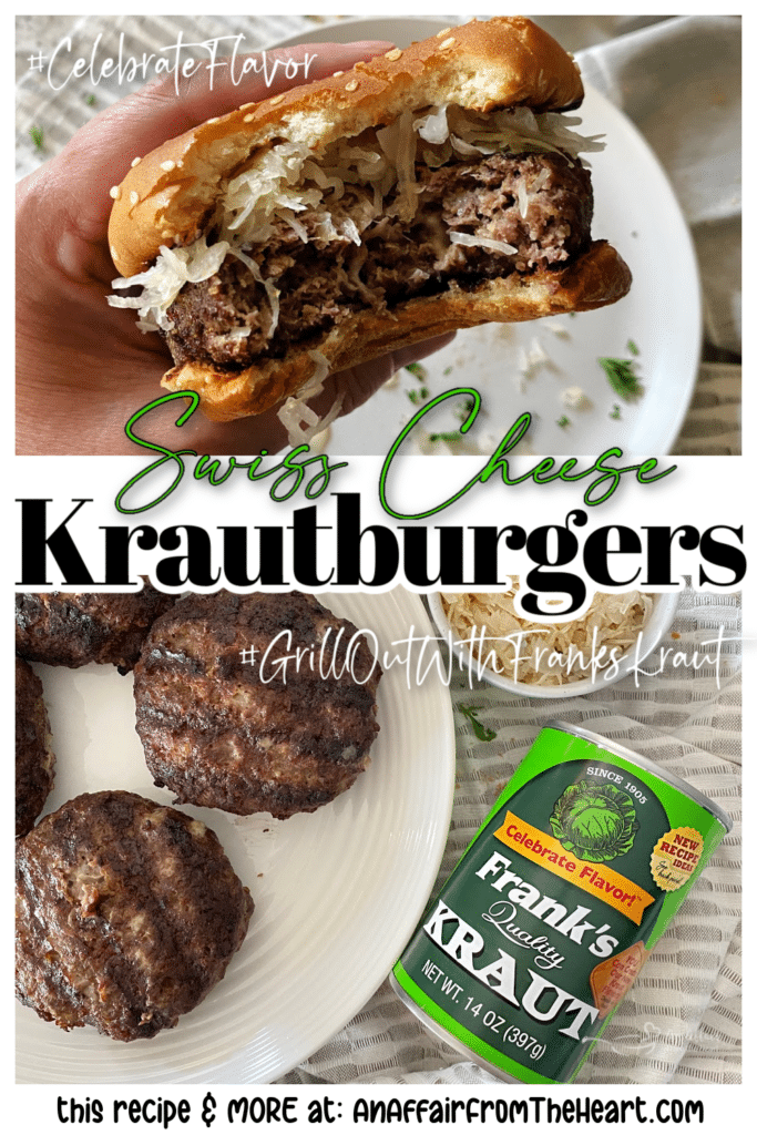 Swiss Cheese Krautburgers - Kraut Burgers by An Affair from the Heart