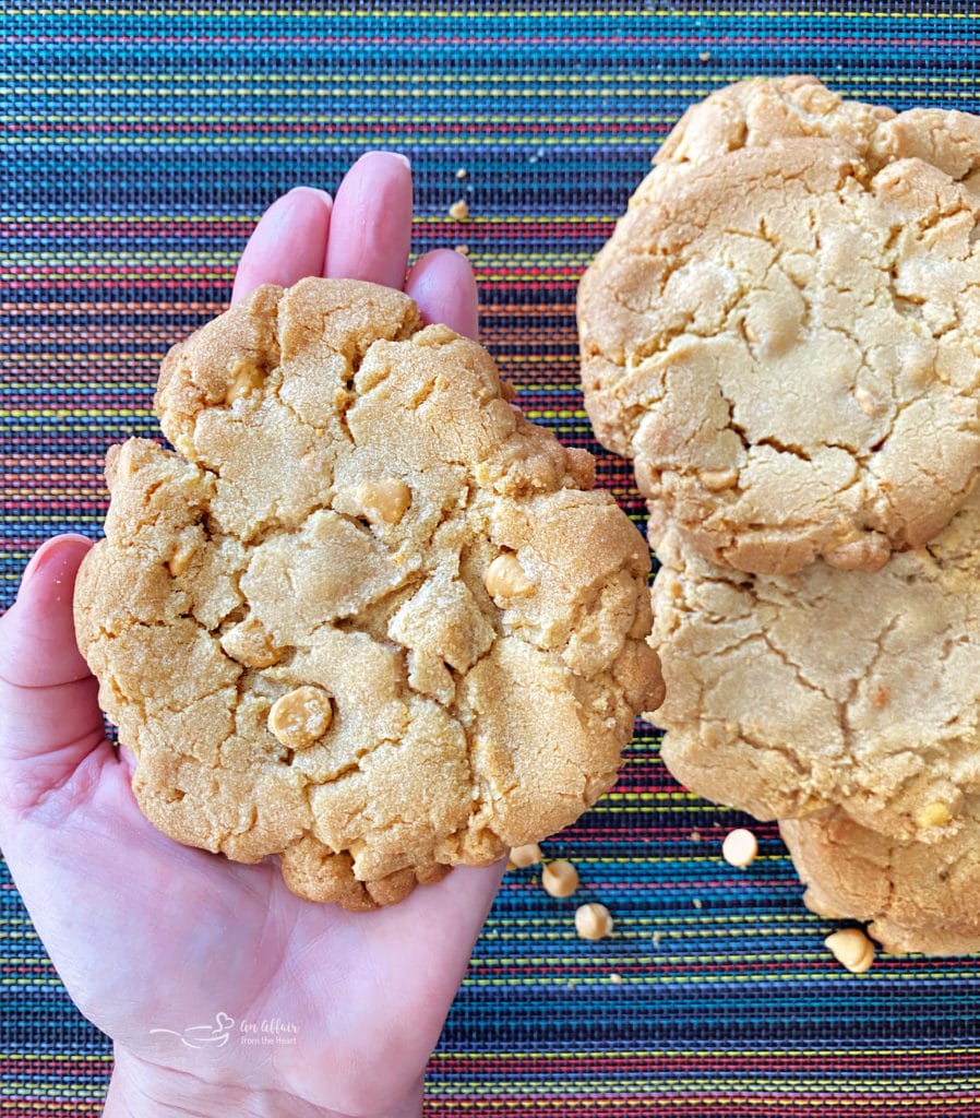 Sweet & Chewy GIANT Butterscotch Cookies Recipe