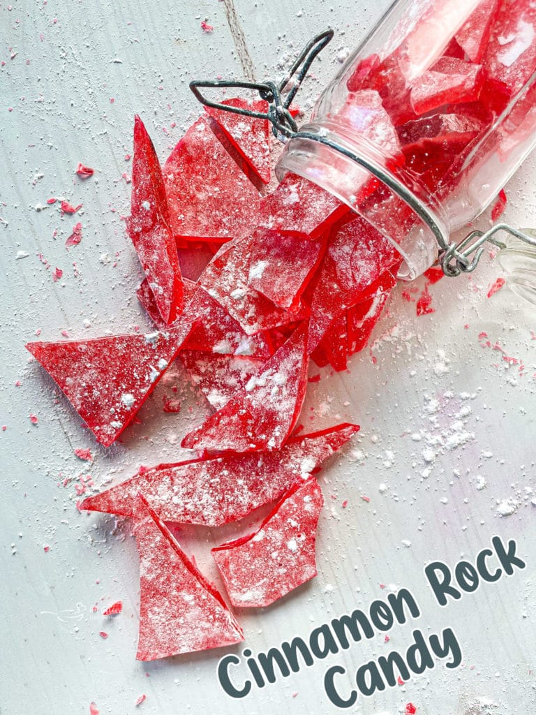 Old Fashioned Cinnamon Rock Candy