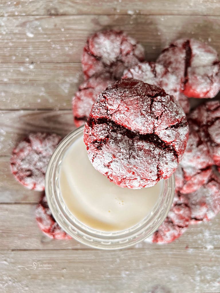 Red Velvet Crinkles - An Affair from the Heart
