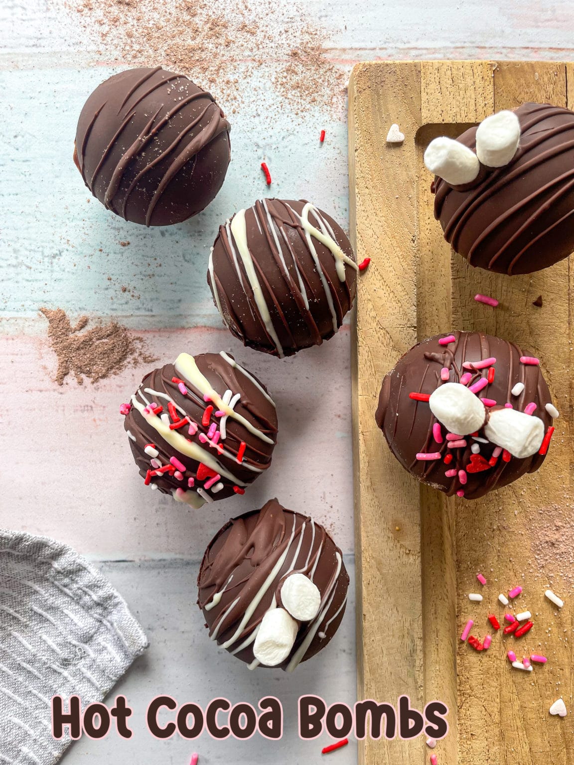 Decadent HOT COCOA BOMBS make the world's best hot cocoa!