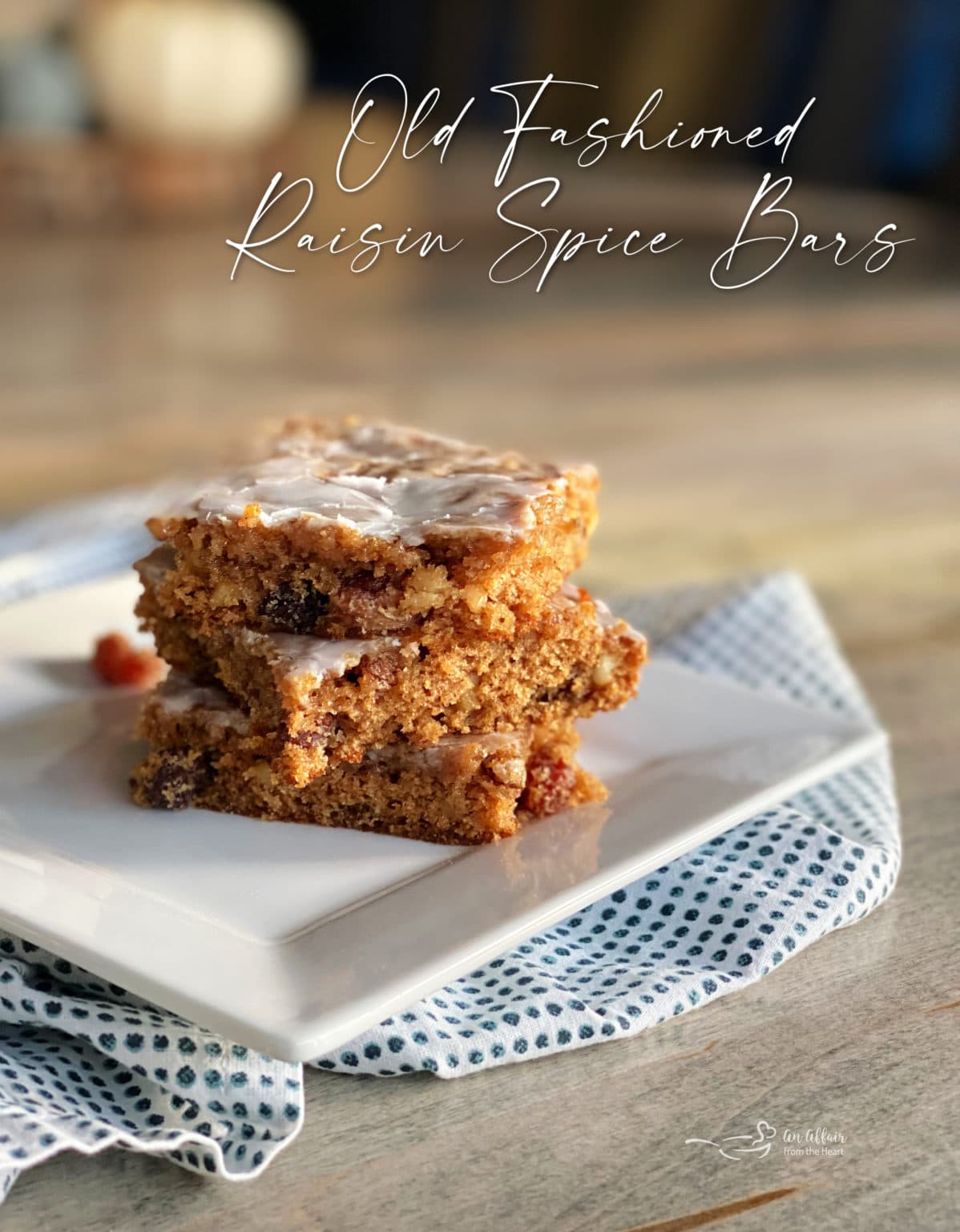 Old Fashioned Raisin Spice Bars