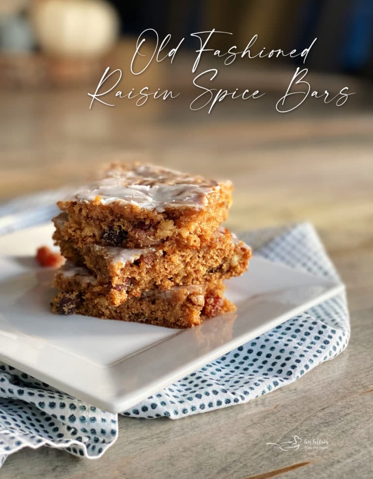 Old Fashioned Raisin Spice Bars
