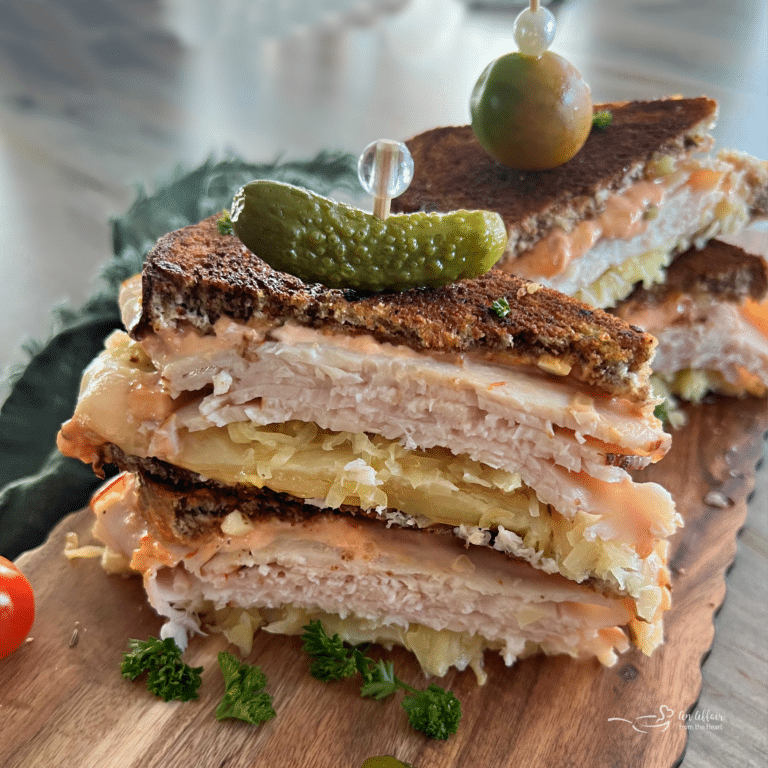 Turkey Reuben Sandwich a.k.a. "The Rachel"