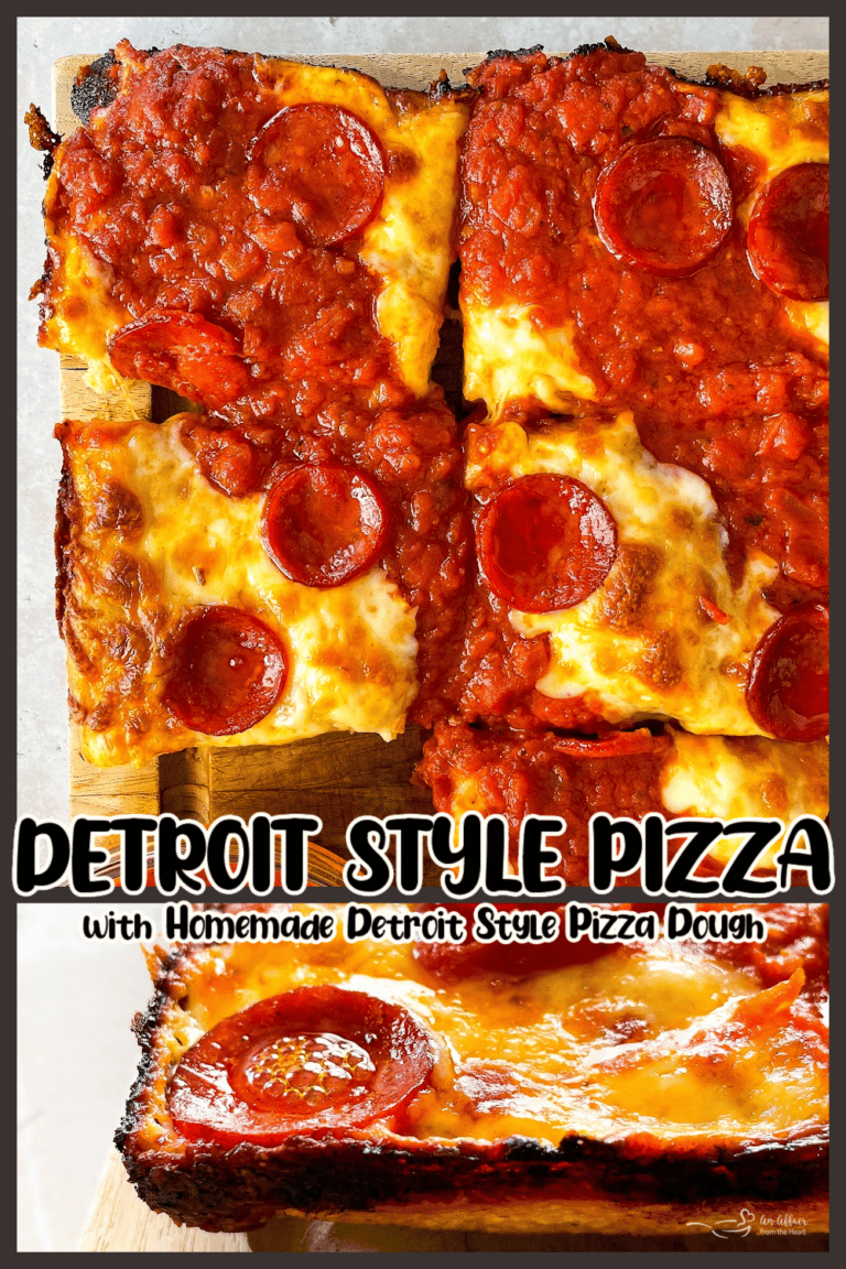 Detroit Style Pizza with Homemade Pizza Dough