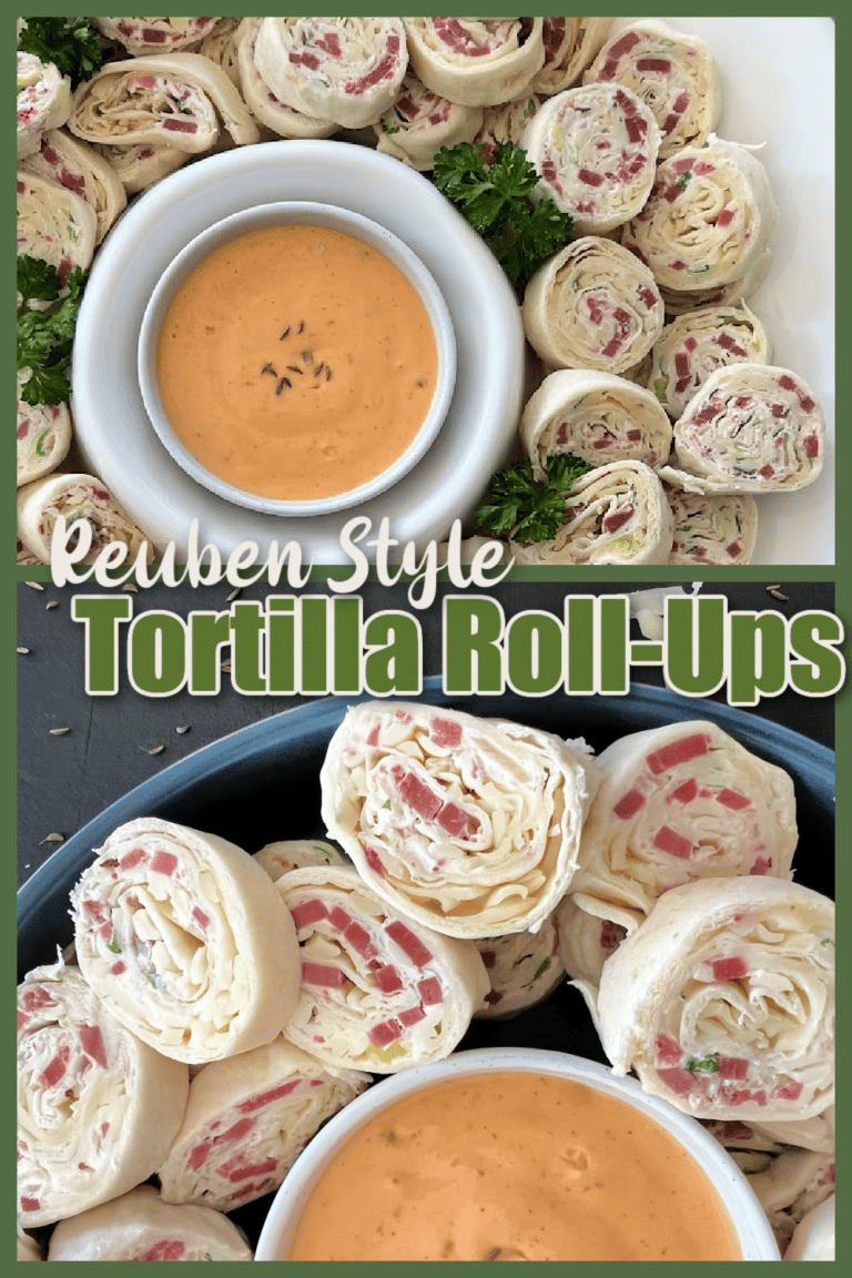 Reuben Style Tortilla Roll-Ups