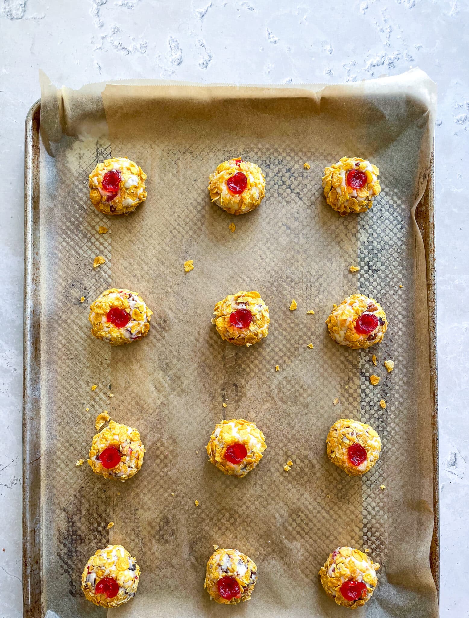 Old Fashioned Cherry Wink Cookies