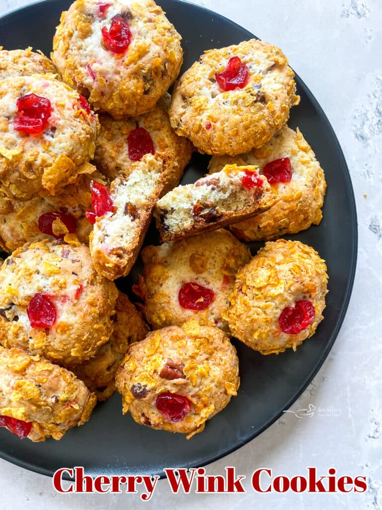 Old Fashioned Cherry Wink Cookies
