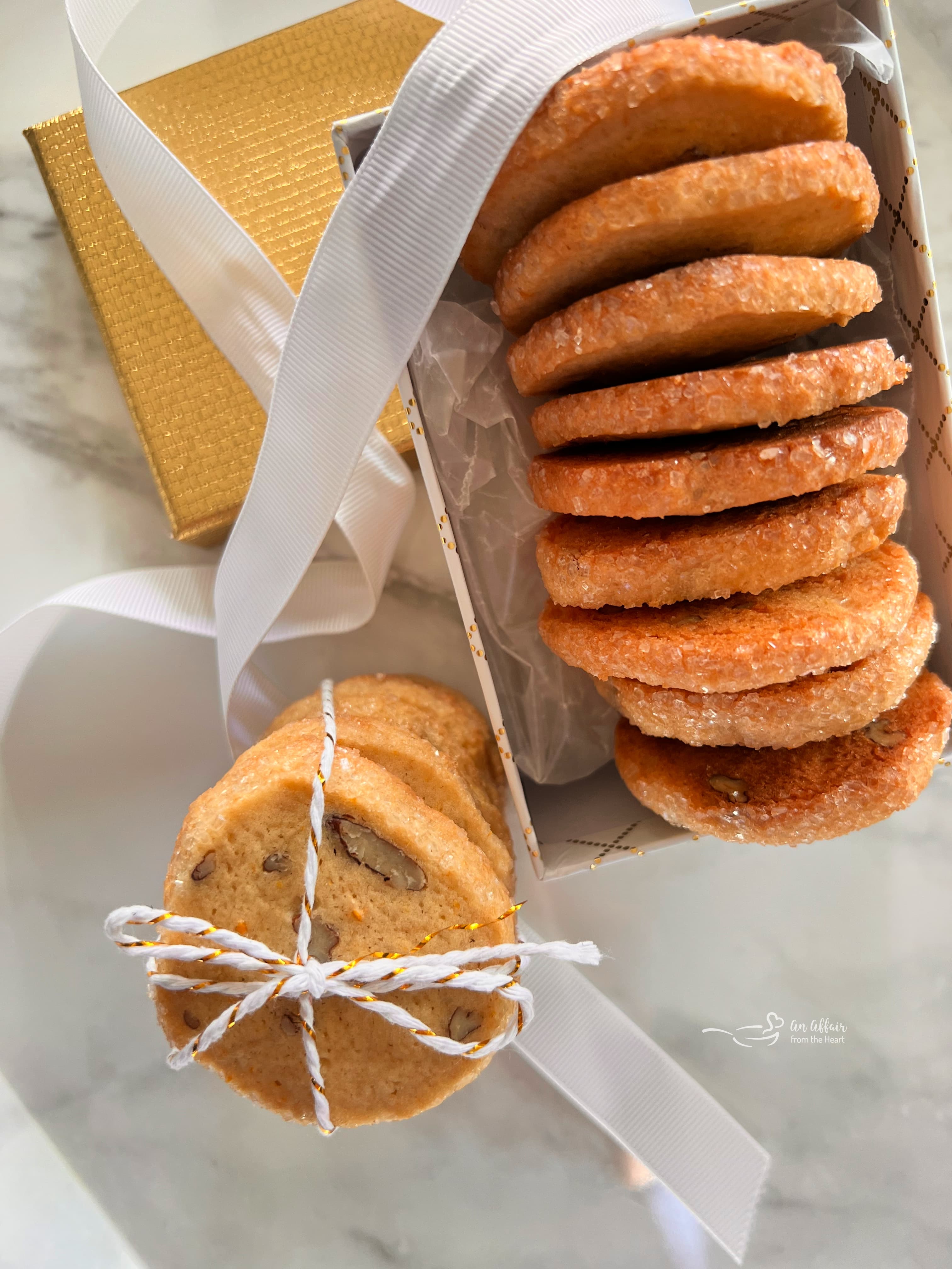 Orange Ginger Refrigerator Cookies (Slice & Bake!)