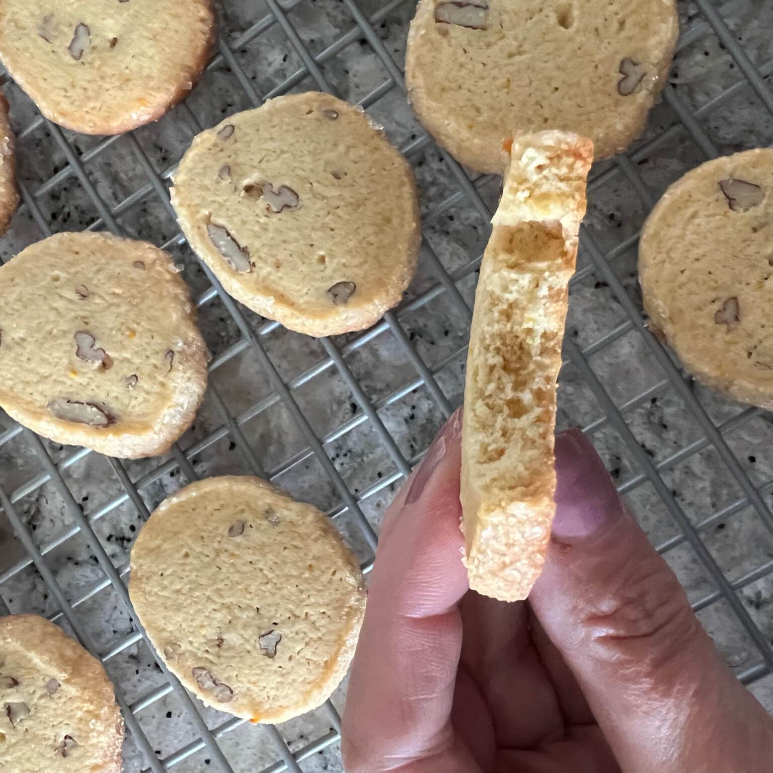 Orange Ginger Refrigerator Cookies (Slice & Bake!)