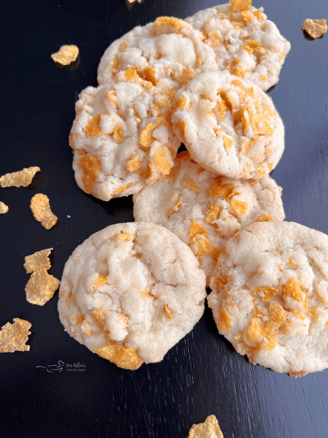 Cornflake Cookies (Cornflake Crispy Cookies)