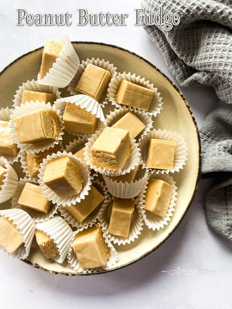 Easy Peanut Butter Fudge (no candy thermometer needed!)