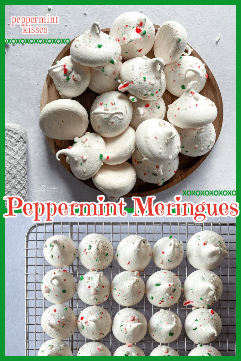 Peppermint Meringues (Peppermint Kisses)