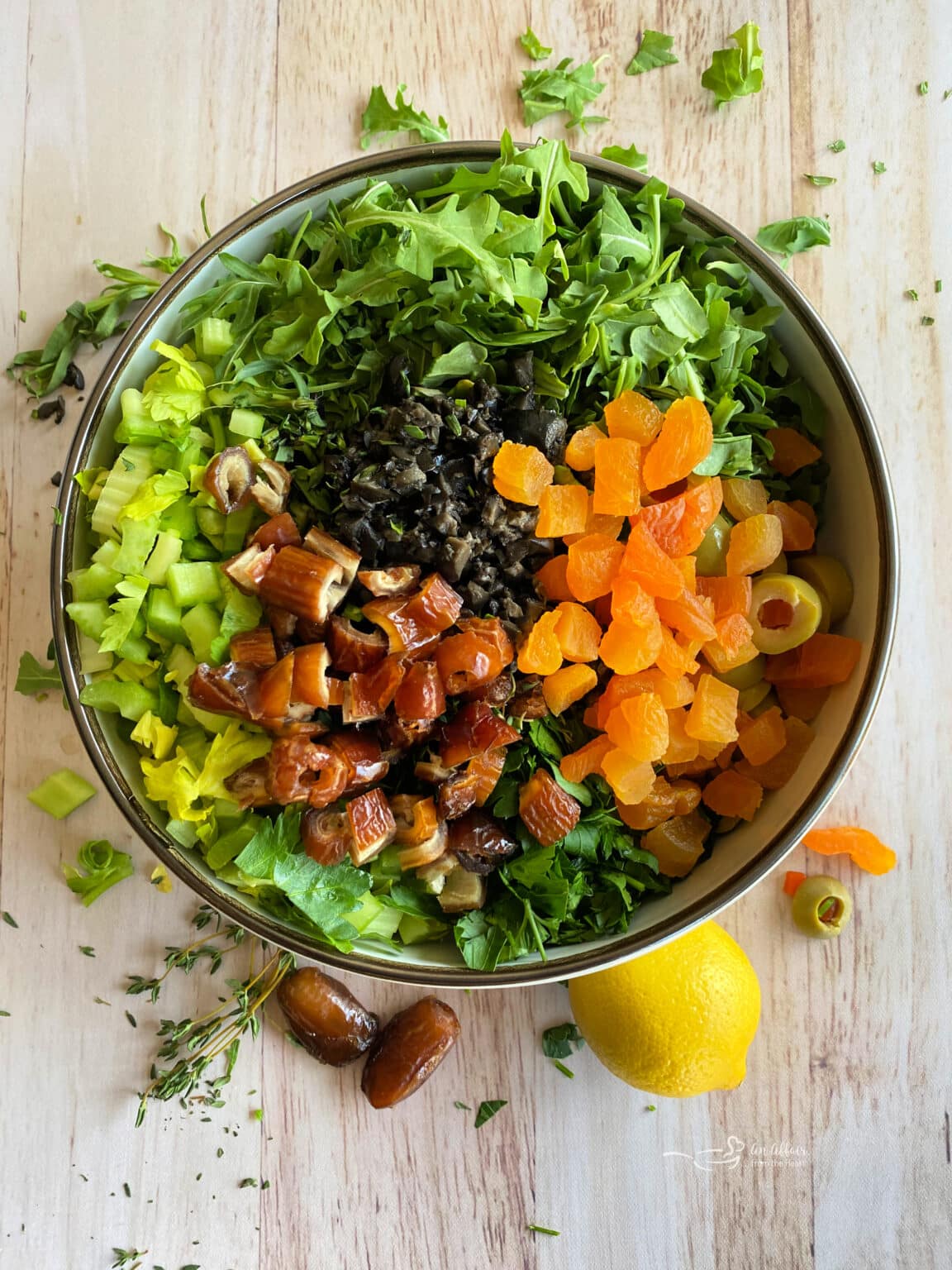 Mediterranean Celery Salad with Olives