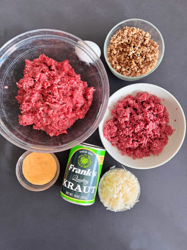 Reuben Meatloaf (Corned Beef Meatloaf + Swiss Cheese Sauce)