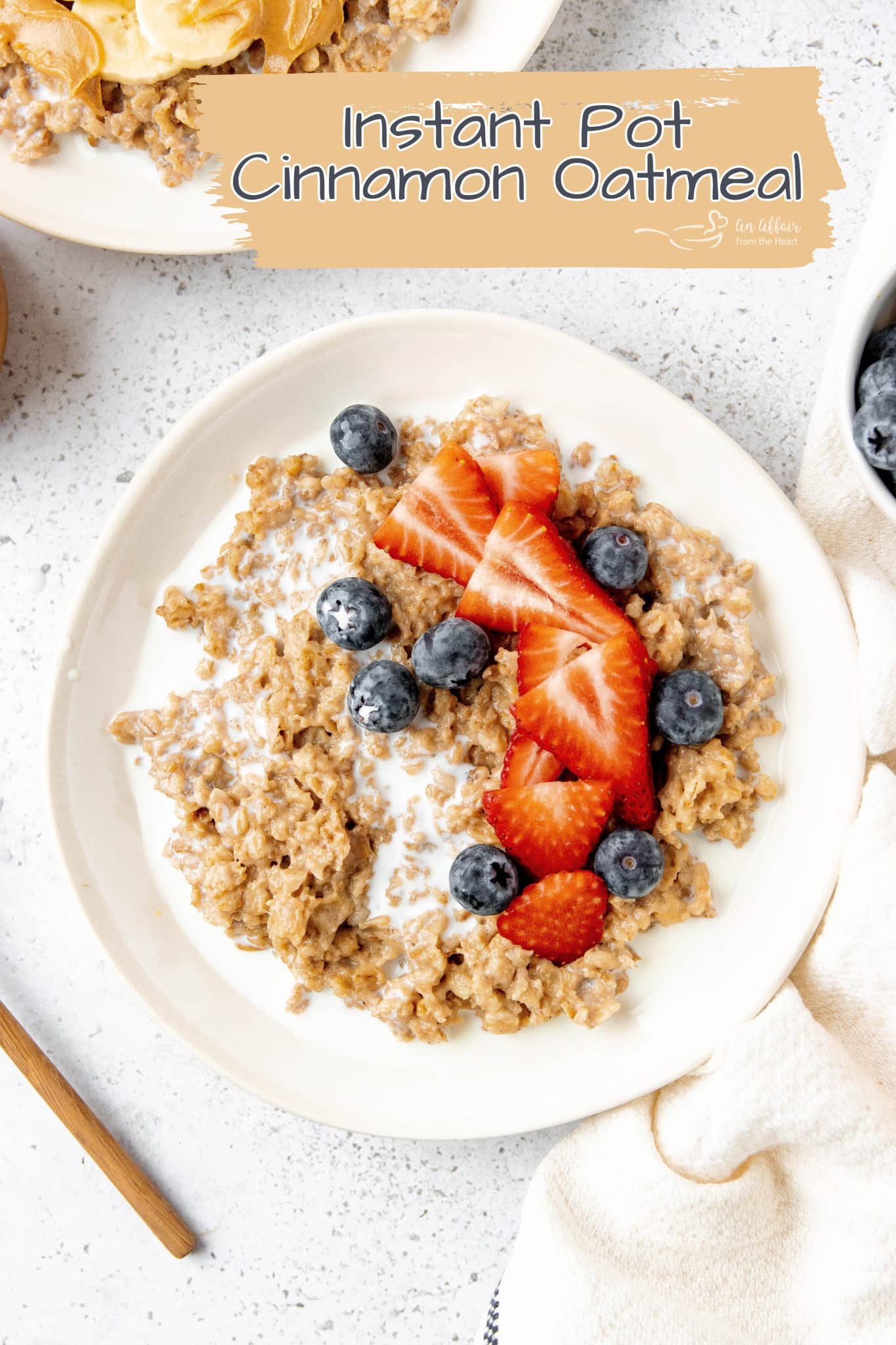 Instant Pot Cinnamon Oatmeal