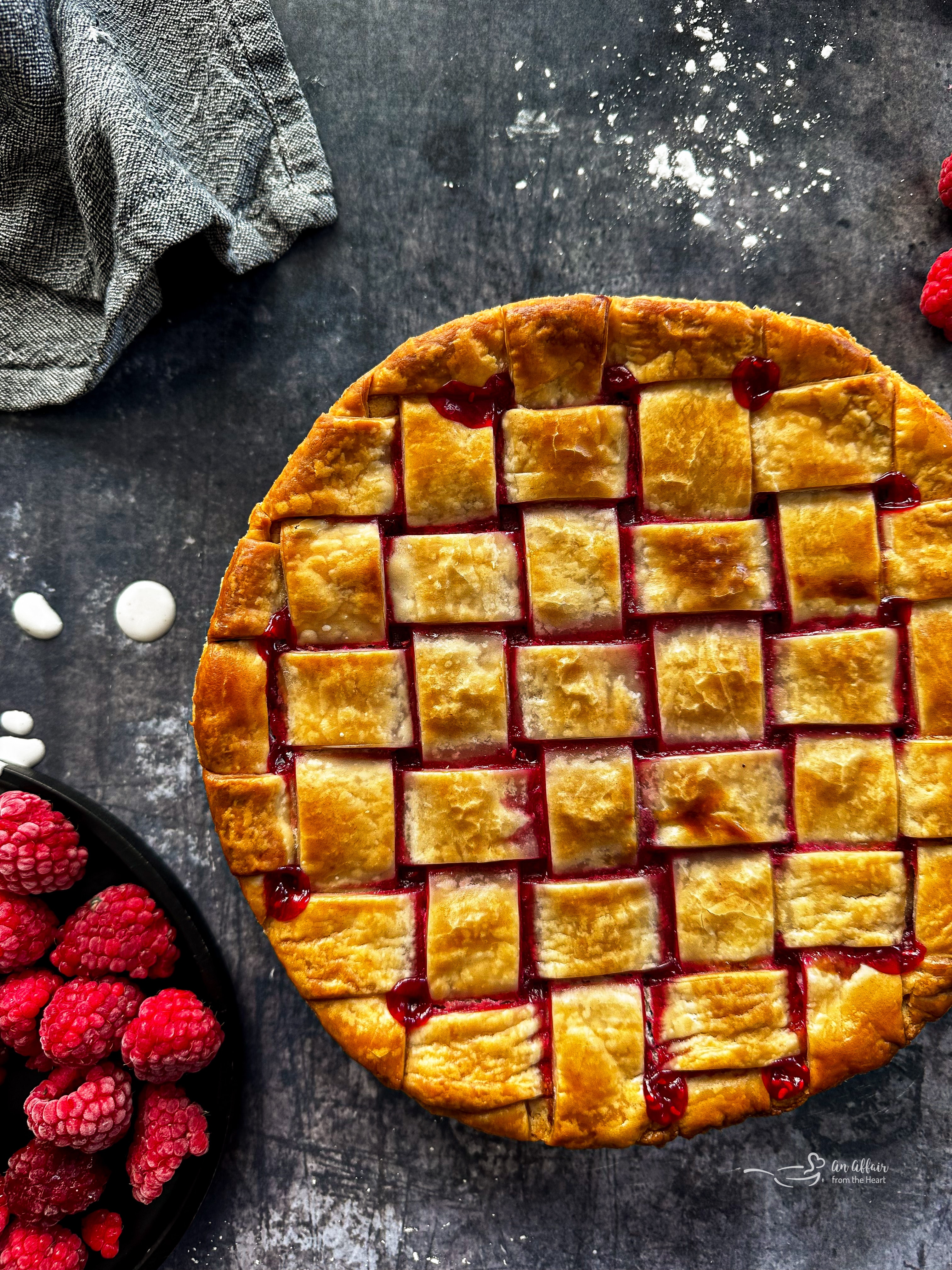 Homemade Fresh Raspberry Pie Recipe