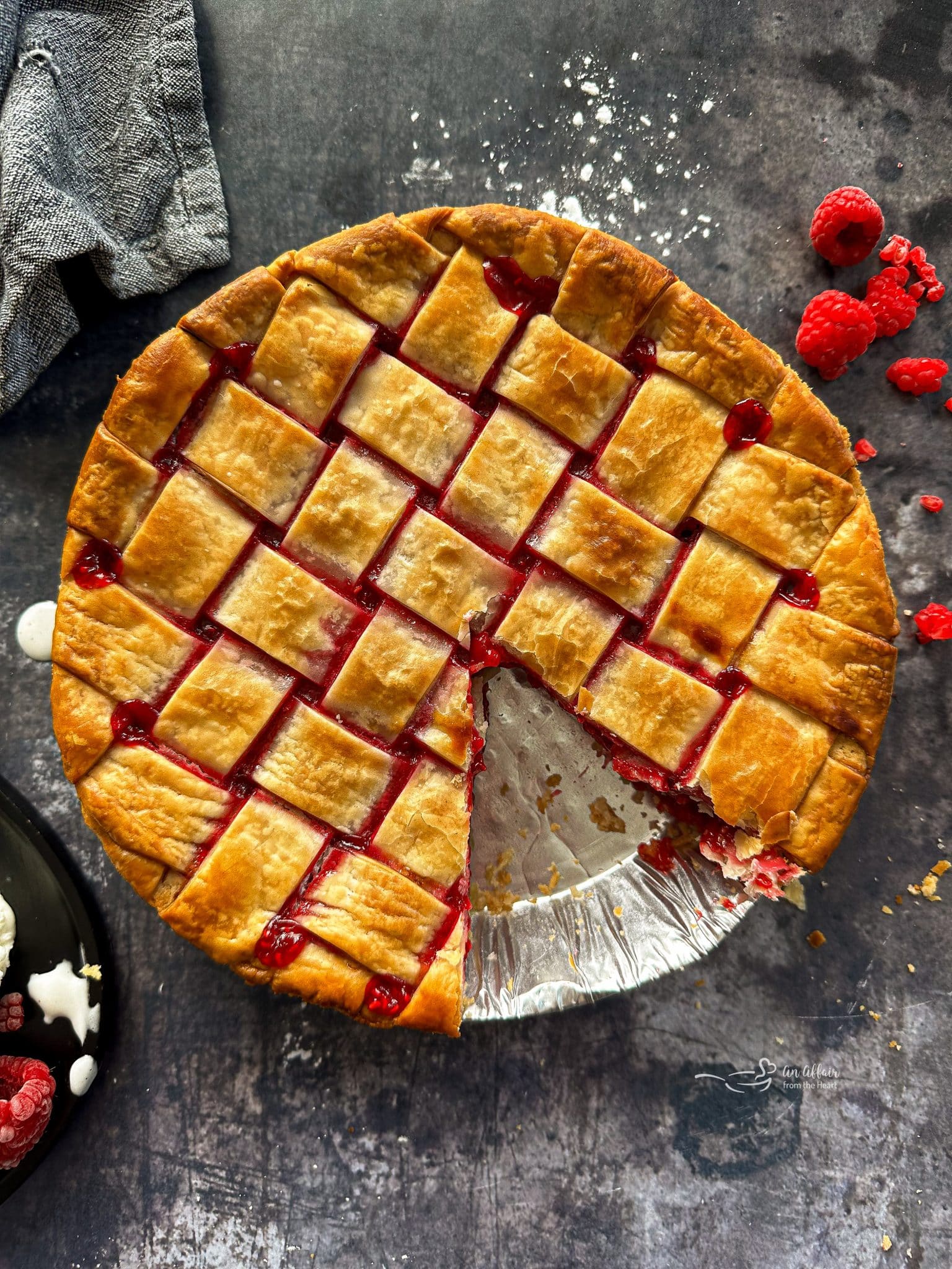 Homemade Fresh Raspberry Pie Recipe