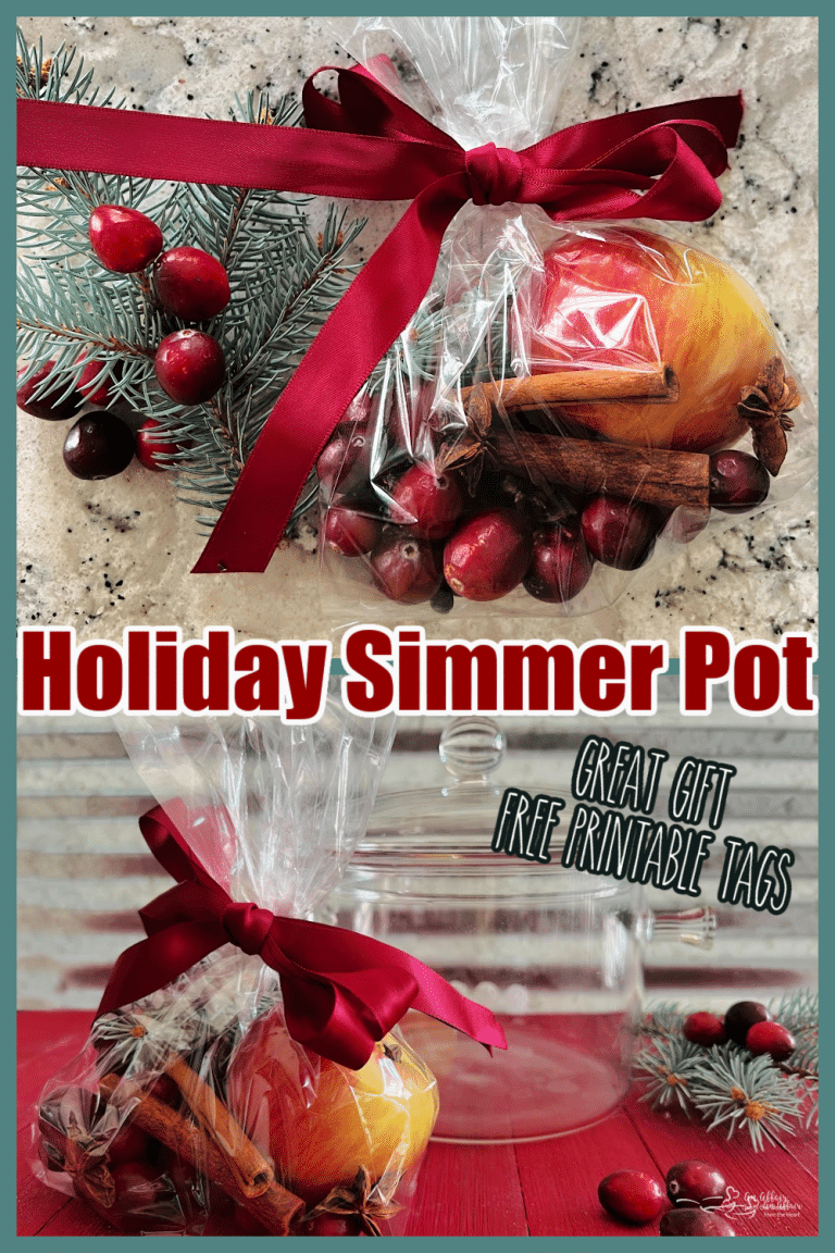 Holiday Simmer Pot Recipe (+ Free Printable Gift Tags)