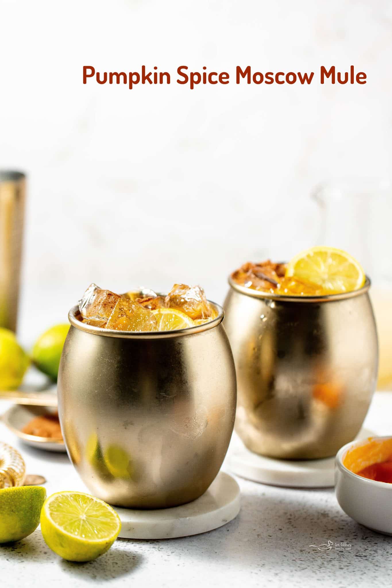 Pumpkin Spice Moscow Mule (Best Fall Cocktail)