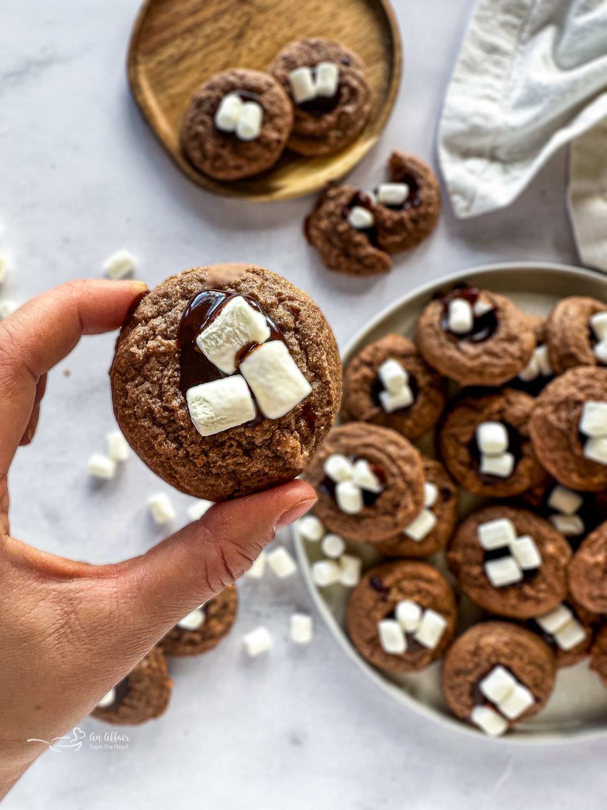 Hot Chocolate Thumbprints Cookies Recipe