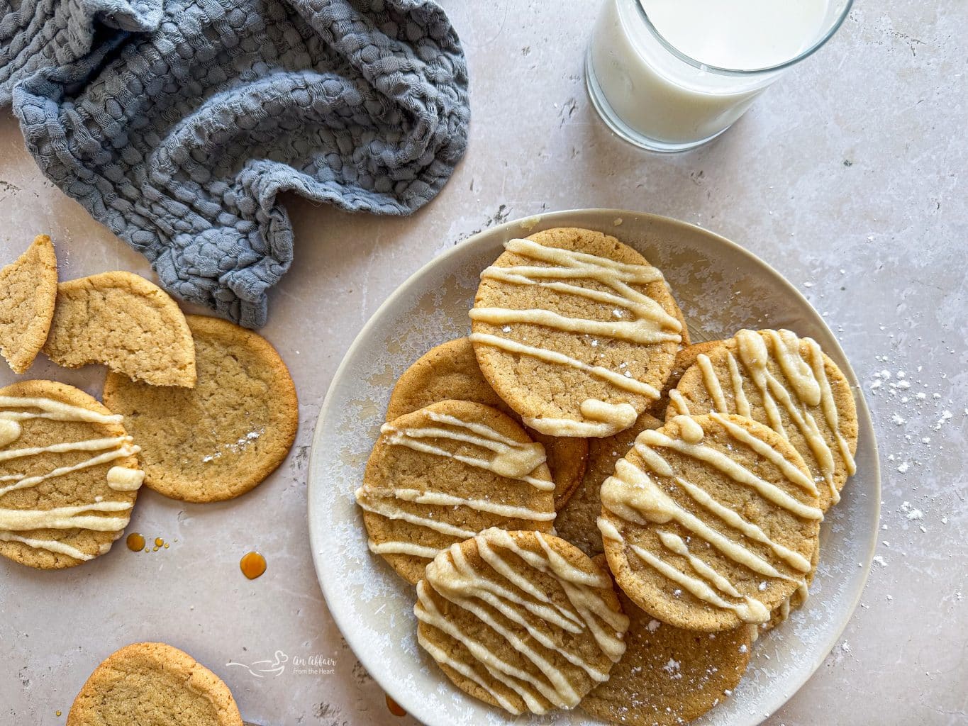 Easy Iced Maple Sugar Cookies Recipe