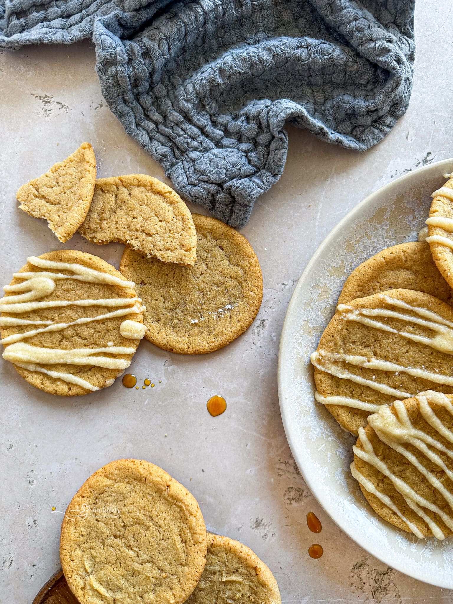 Easy Iced Maple Sugar Cookies Recipe
