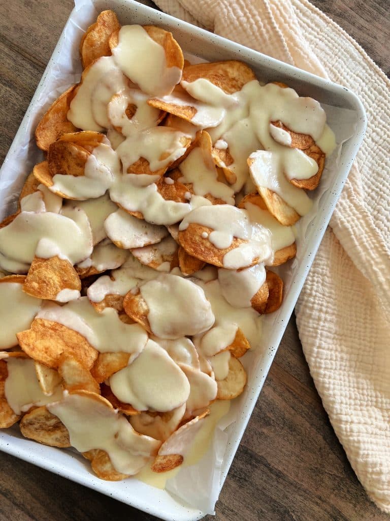 The BEST Reuben Nachos Recipe