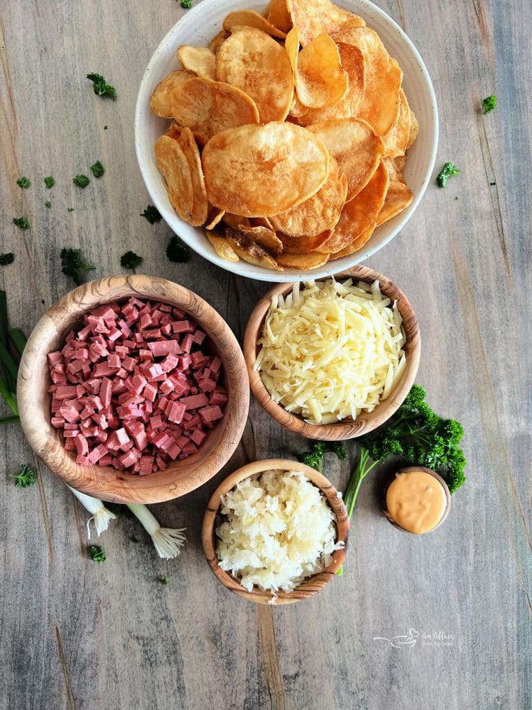 The BEST Reuben Nachos Recipe