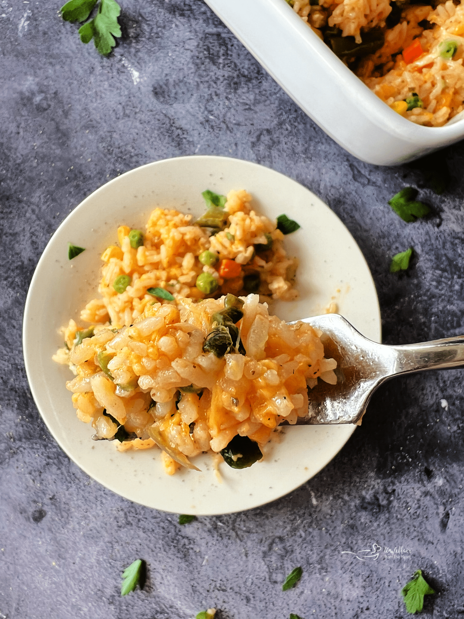 Dorothy's Cheesy Vegetable Rice Bake