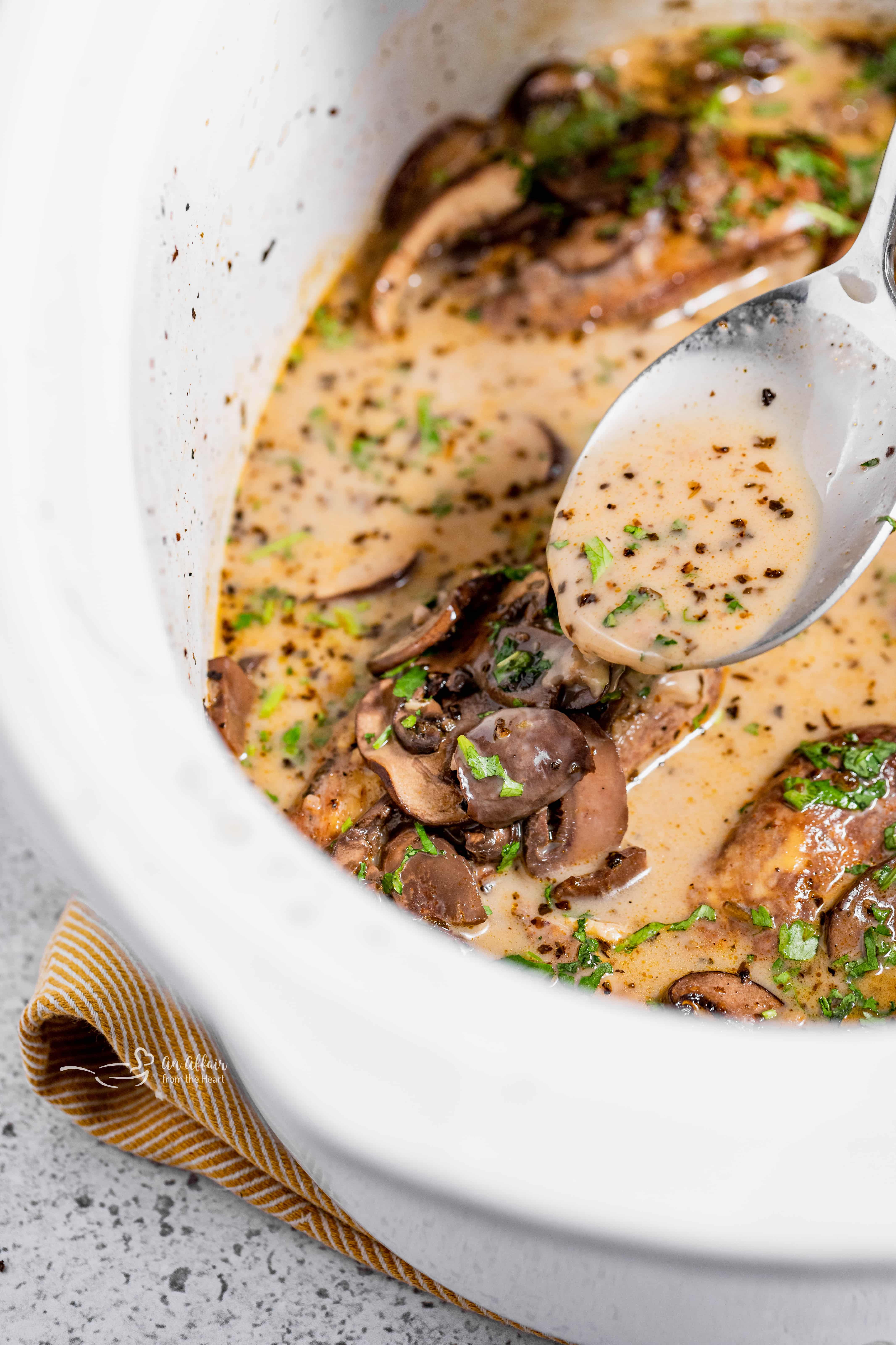 Crock Pot Chicken Marsala (Easy Recipe)
