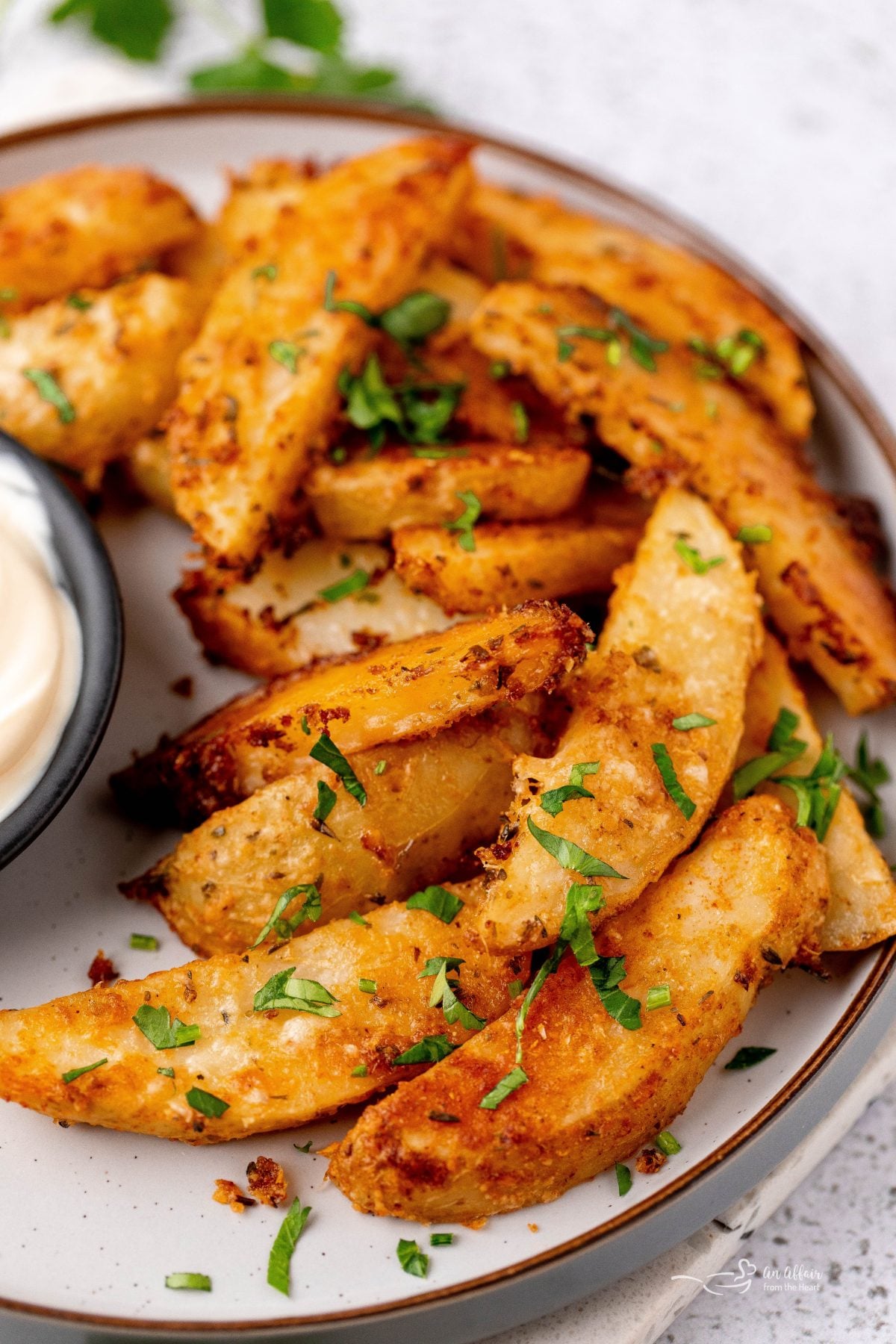 Roasted Parmesan Potato Wedges