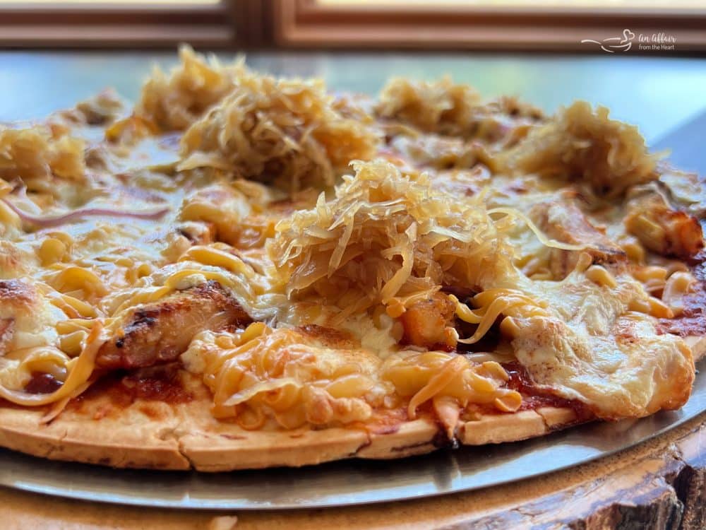 Easy Grilled BBQ Chicken Pizza Recipe (with Kraut!)