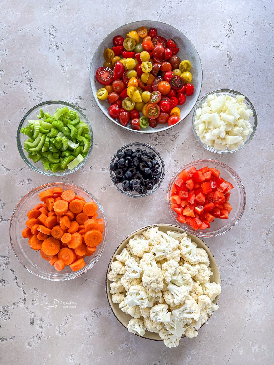 Mom's Marinated Vegetables (Raw Veggie Salad)
