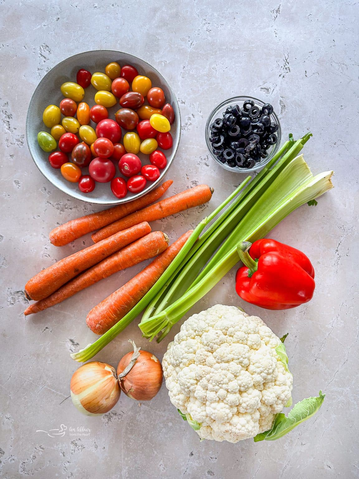 Mom's Marinated Vegetables (Raw Veggie Salad)