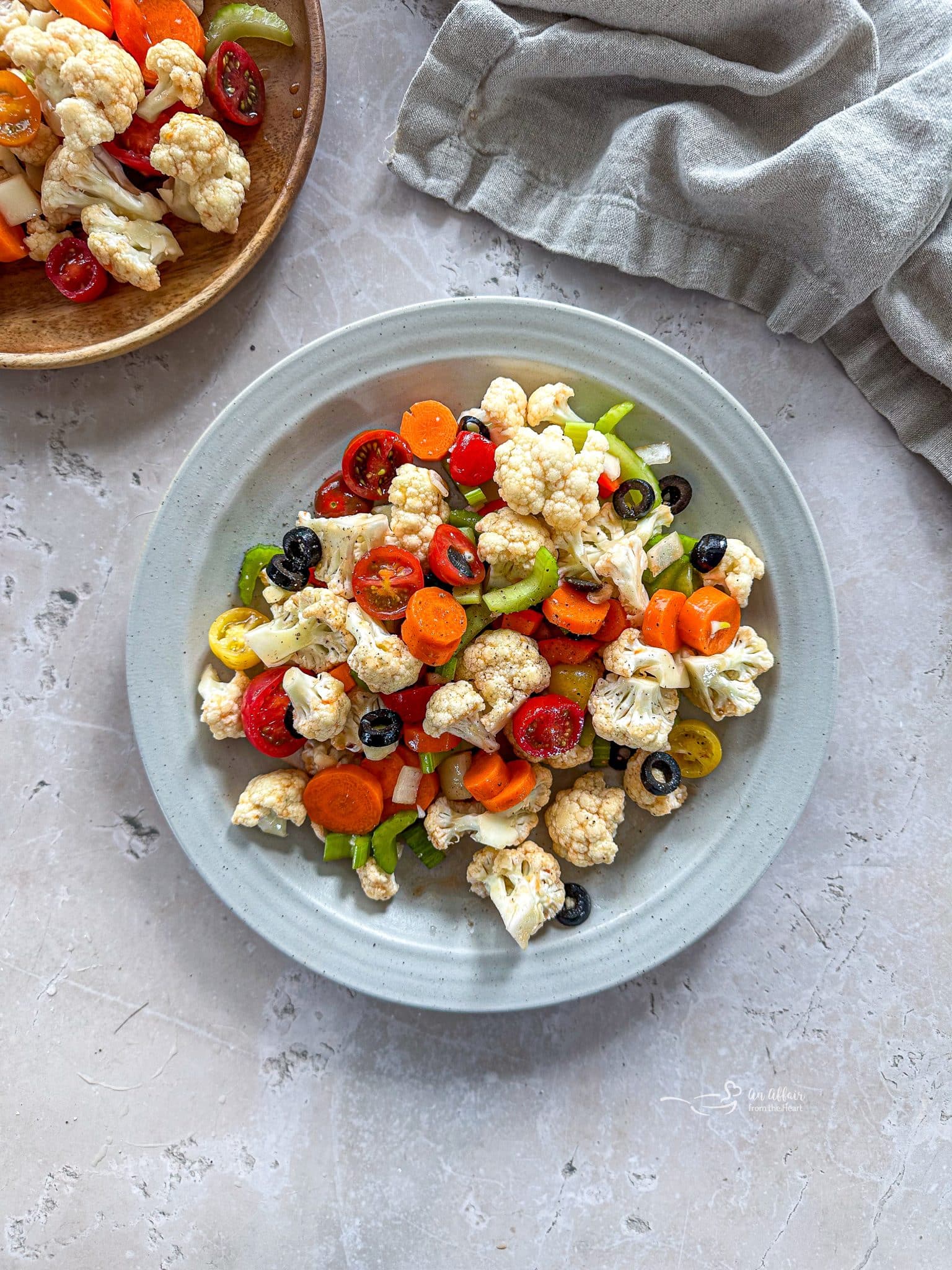 Mom's Marinated Vegetables (Raw Veggie Salad)