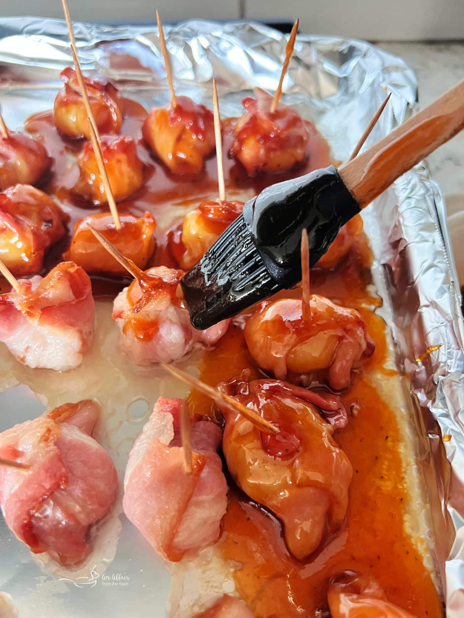 Dorothy's BBQ Bacon Wrapped Water Chestnuts