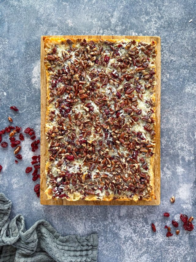 Double Chocolate Cranberry Magic Bars