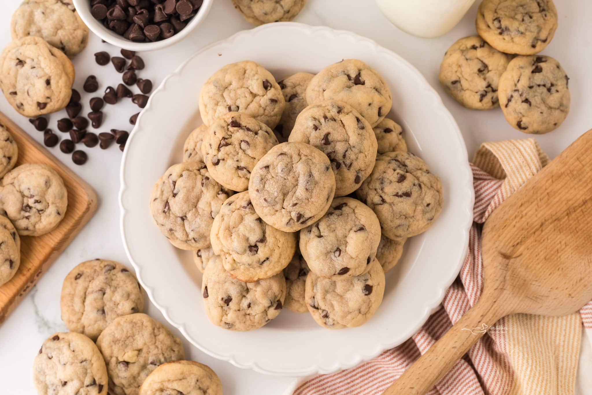 Chewy Mini Chocolate Chip Cookies