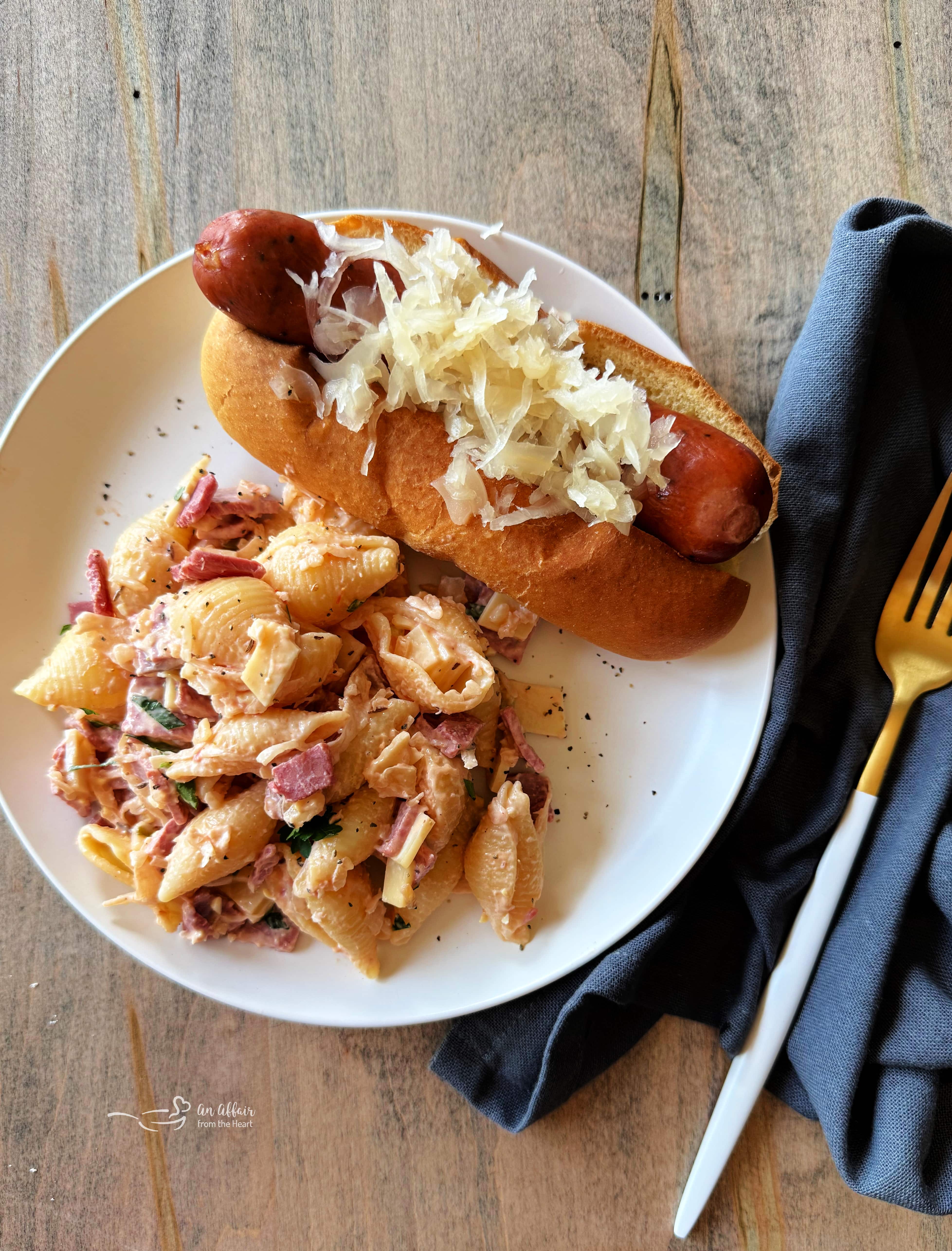 Reuben Pasta Salad | An Affair from the Heart