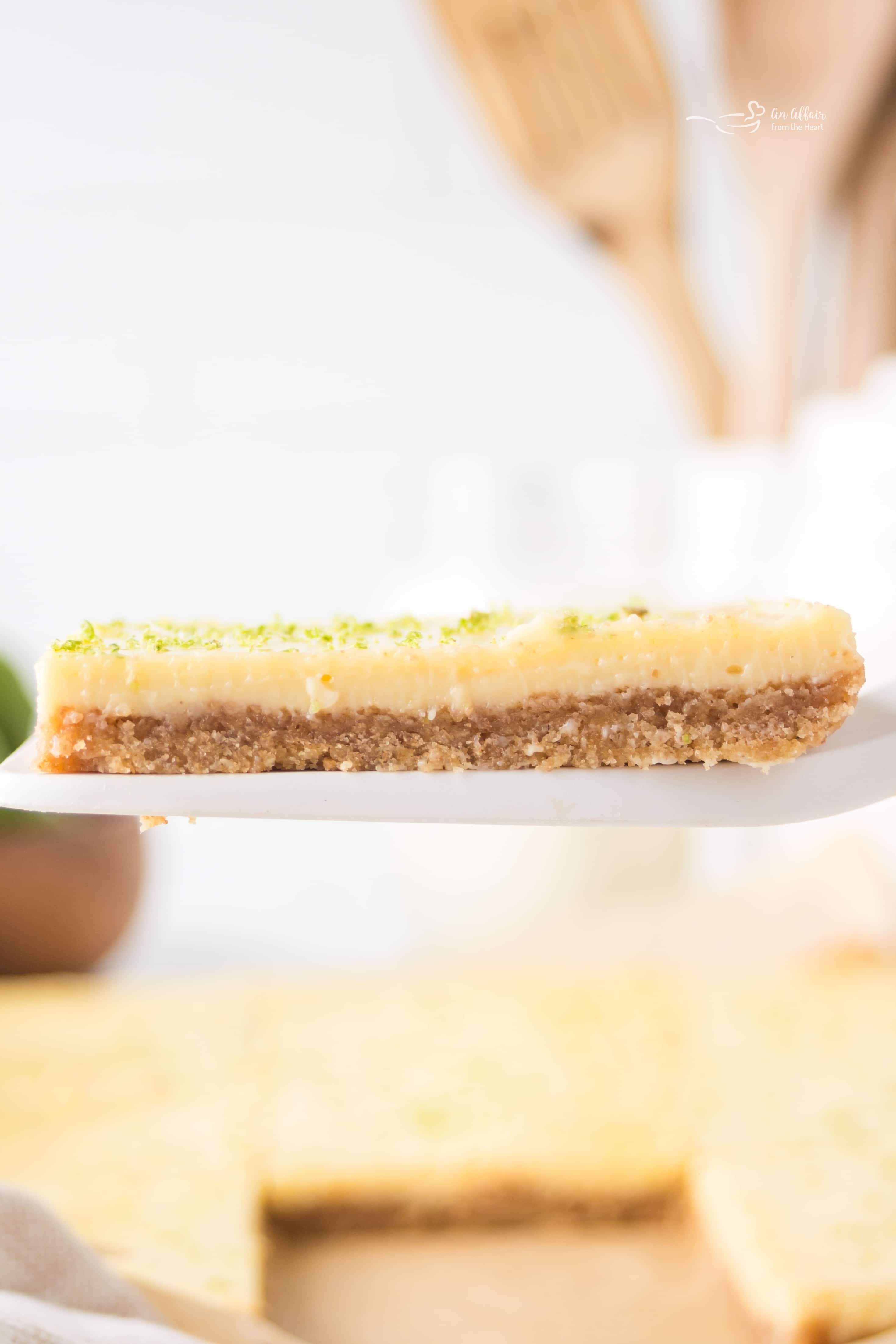 Easy Key Lime Pie Bars | An Affair from the Heart