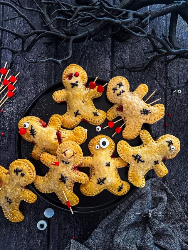Voodoo Doll Hand Pies - An Affair from the Heart
